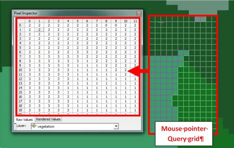 explore raster data using the pixel inspector arcwatch