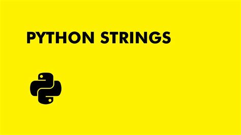 python strings youtube