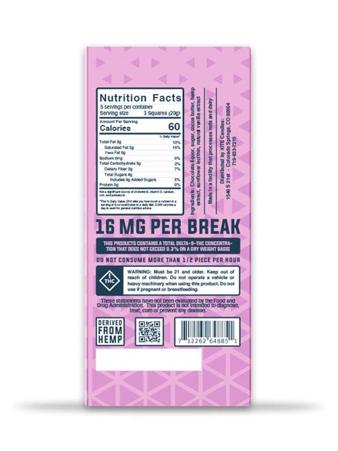 D9 Dark Chocolate Bar – Xite Thc