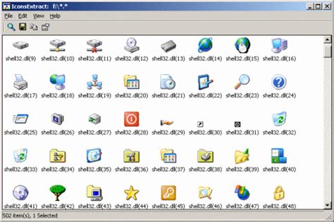 iconsextract extract icon cursor stored in exe dll ocx
