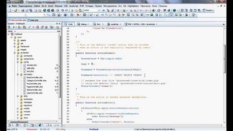 yii framework 22 урок cdbcommand youtube