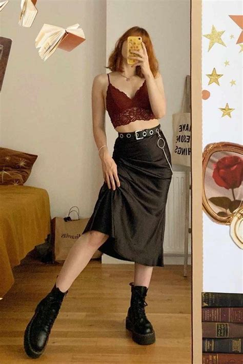 Basics Of Grunge Style And Modern Interpretation Grunge Dress Outfit