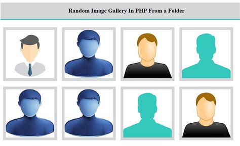 how to create a random image gallery from a directory in php laravel