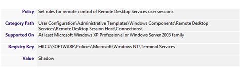 troubleshooting remote control shadowing of rdp sessions technet