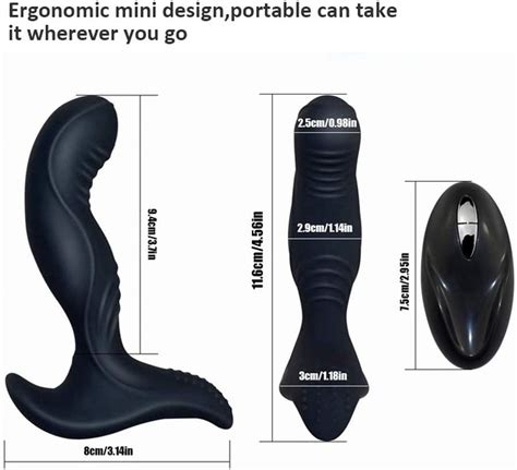 Thrusting Anal Vibrator Prostate Massagers With Multiple Vibration