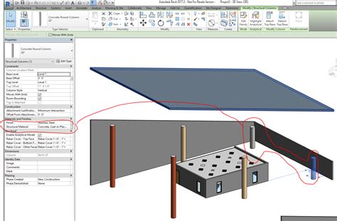 beams and columns with finish material autodesk community