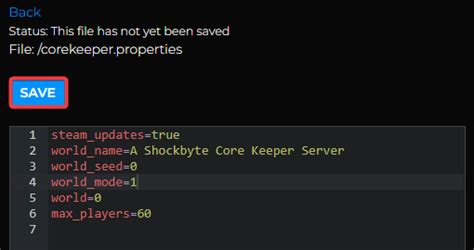how to enable hard difficulty on your core keeper server