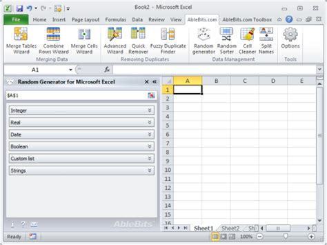 random generator for microsoft excel