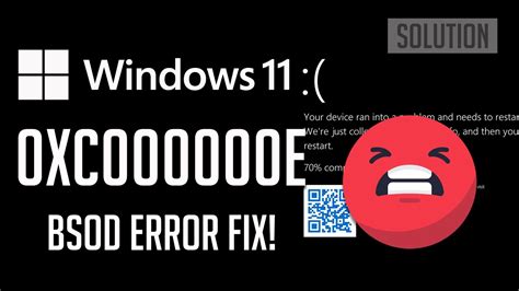 how to fix boot error code 0xc000000e in windows 11 full tutorial hot