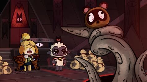 Tom Nook Was Caught Stealing Probably Art By Me R Cultofthelamb