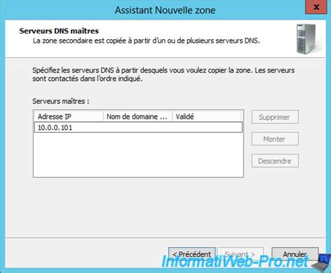 create a secondary dns server on windows server 2012 2012 r2