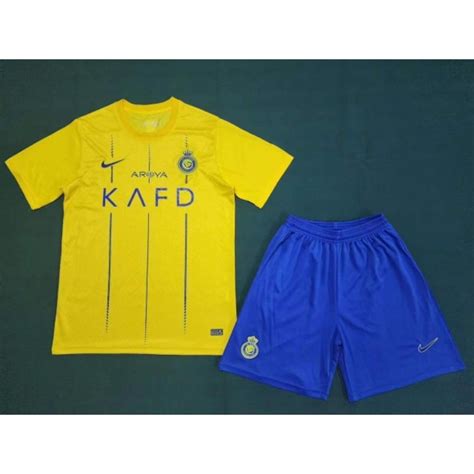 Jual Setelan Fullset Jersey Celana Bola Al Nassr Home New 2023 2024 23