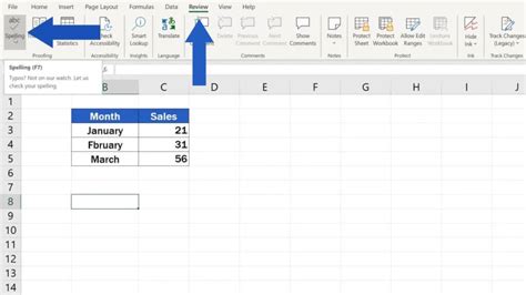 how to check spelling in excel and avoid typos