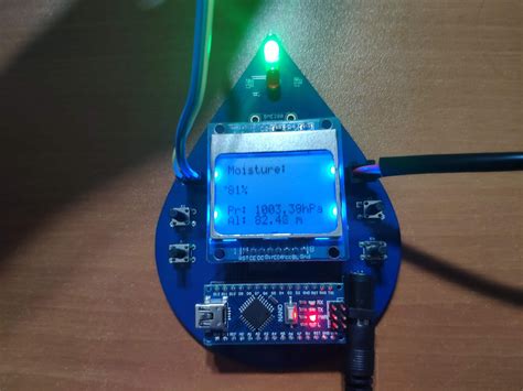 arduino plant water management system w adafruit bme280 track the
