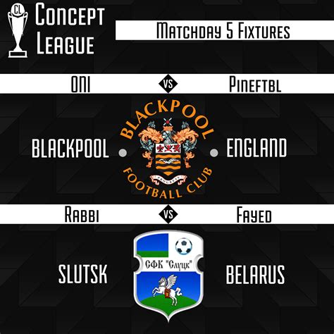 Premier League Matchday 5 Fixtures