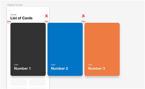 principle tutorial — how to create horizontal paging with items
