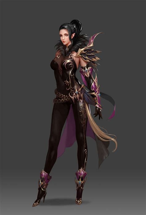 Artstation Luthiel Character Concept Kim Ssang Fantasy Female