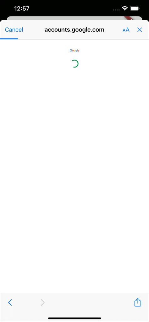 signinwithwebui get error with unhandled exception bad state cannot