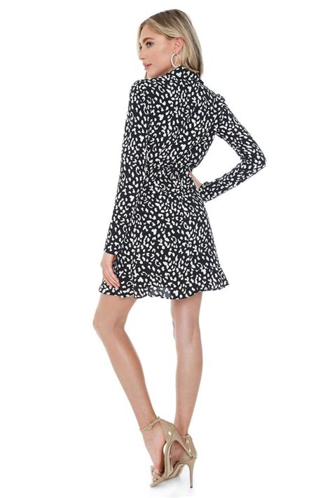 Bardot Leopard Print Wrap Dress In Leopard Fashionpass