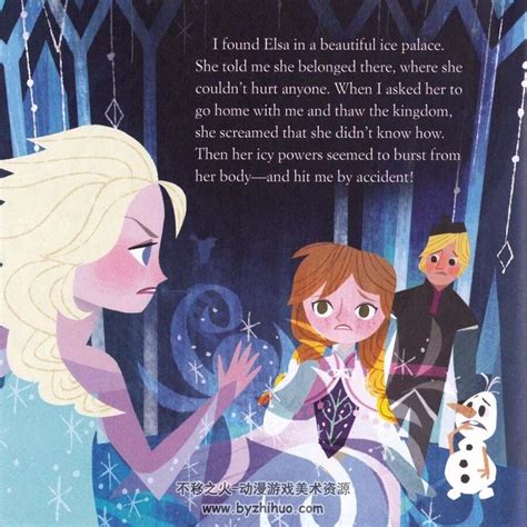 冰雪奇缘系列英文绘本 七册合集 百度网盘pdf 不移之火资源网