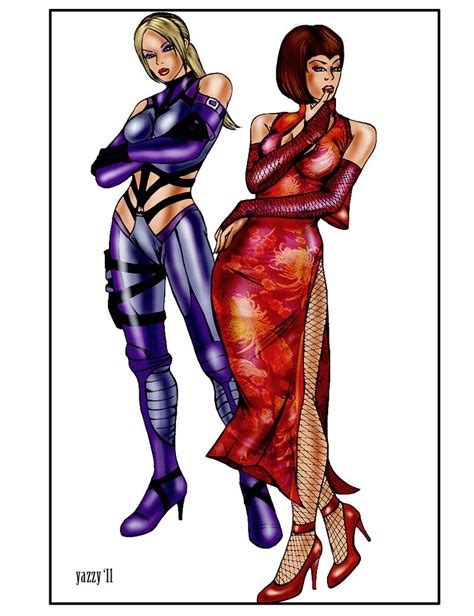 Anna And Nina Williams Tekken Fan Art By Onewingedangel75 Game Art Hq