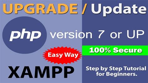 update php in xampp localhost windows 7 8 10