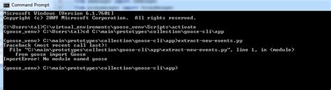 python importerror no module named goose stack overflow