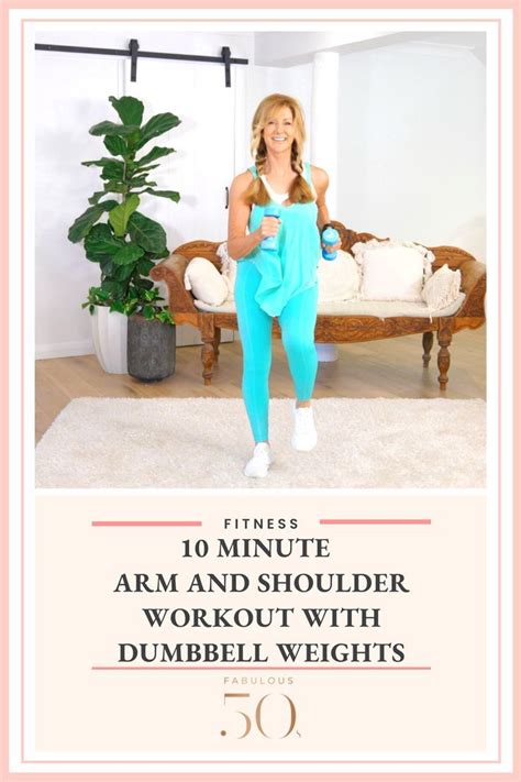 10 Minute Arm And Shoulder Workout With Dumbbell Weights Shoulder