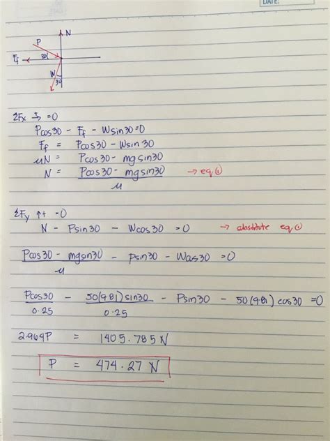 [solved] 2 Determine The Minimum Force P Required To Push The Crate