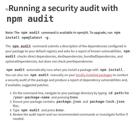 npm audit reports security concerns 1 critical · issue 7825 · ember