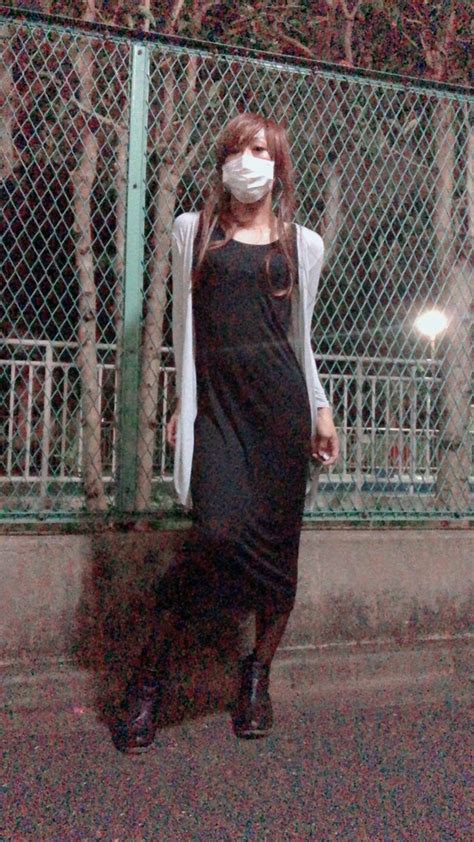 綺麗なお姉さん系女装娘の野外露出画像まとめ！下着や全裸ストッキングなどペニクリも出しちゃう56枚 男の娘・女装娘・ニューハーフのエロ画像まとめ