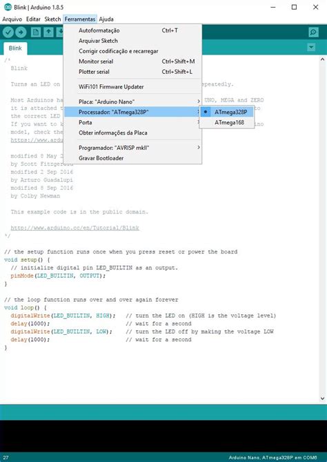 programação arduino como gravar códigos blog usinainfo