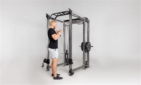 Multi Grip Curl Bar Cable Attachment Rep Fitness