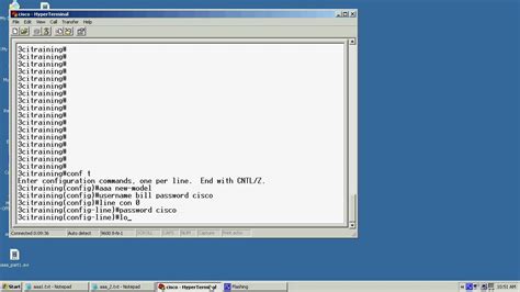 how to configure aaa authentication for console port on a cisco router