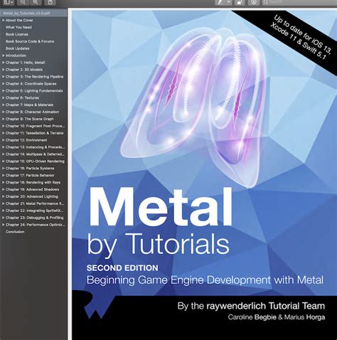 metal by tutorials programming ebooks