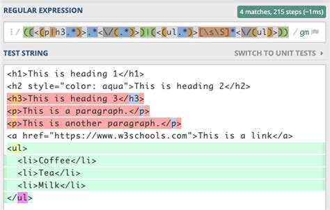 35 javascript regular expression w3schools javascript overflow