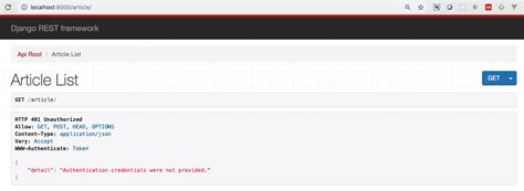 how to create token based authentication in django rest framework