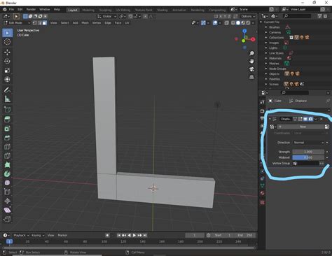 modeling difference of my object between edit and object mode