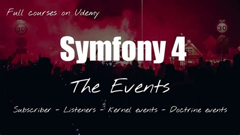 symfony 4 event crash course part 4 the event listener youtube