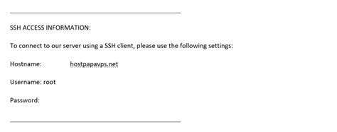 how to connect to your server via secure shell ssh