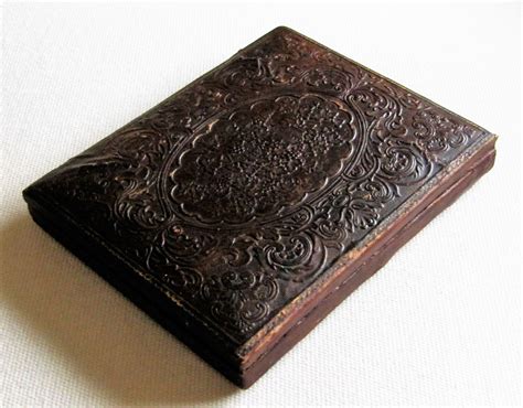 1 2 Plate Embossed Leather Case For Daguerreotype Ambrotype Or Sold On