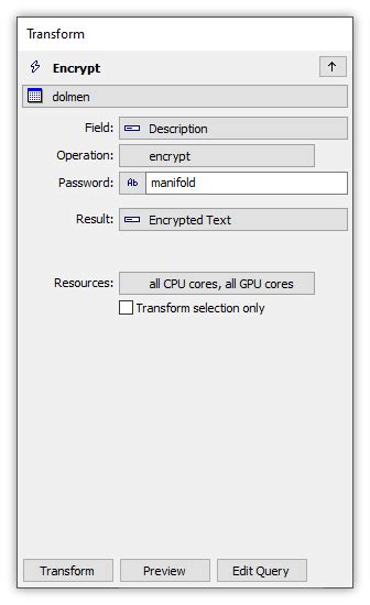 transform text encrypt