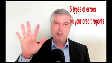 5 Steps To Finding And Correcting Credit Report Errors Youtube
