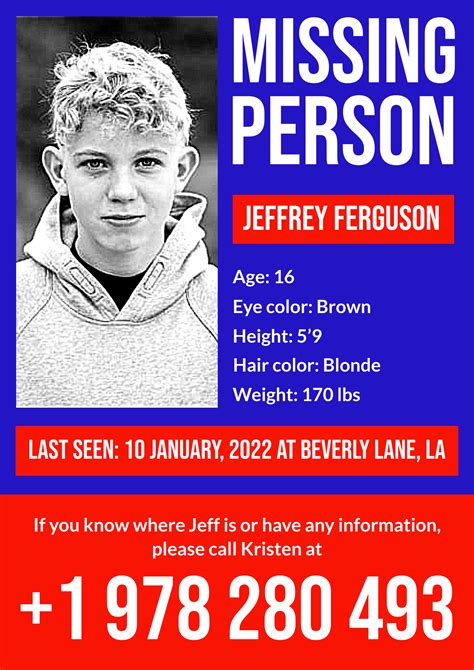 10 Missing Poster Examples To Trace Your Loved One