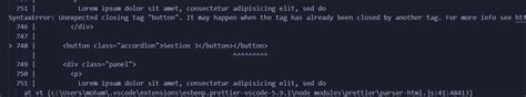 prettier not formatting html files in vs code stack overflow