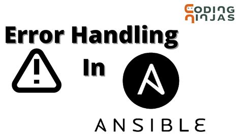 error handling in ansible playbook coding ninjas