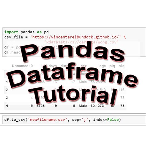 a basic pandas dataframe tutorial for beginners python programming