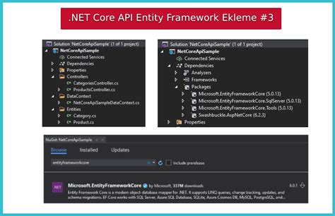 core api entity framework kullanımı alican Çevik