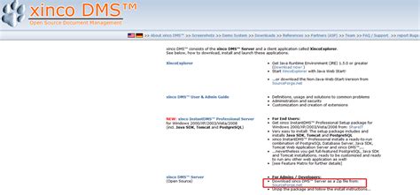 xinco dms deployment jelastic dev docs