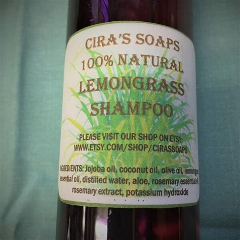 Lemongrass Shampoo Etsy
